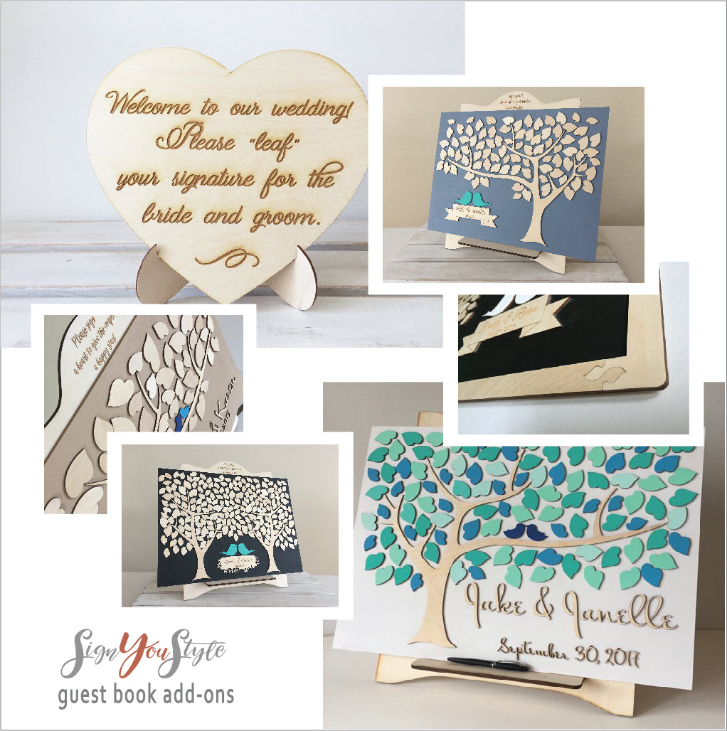 Please sign a heart guest book signs, frames and guest book holders ...